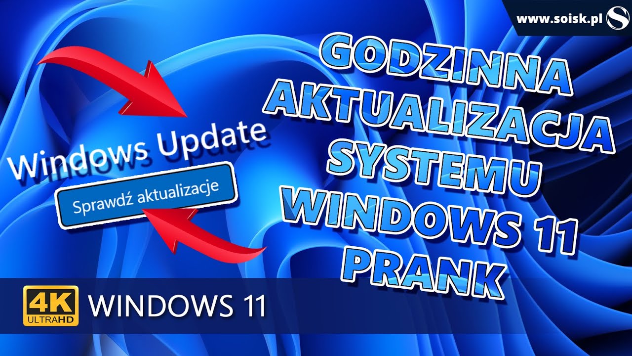 Windows 11 Update Screen Prank w jakości 4K - YouTube