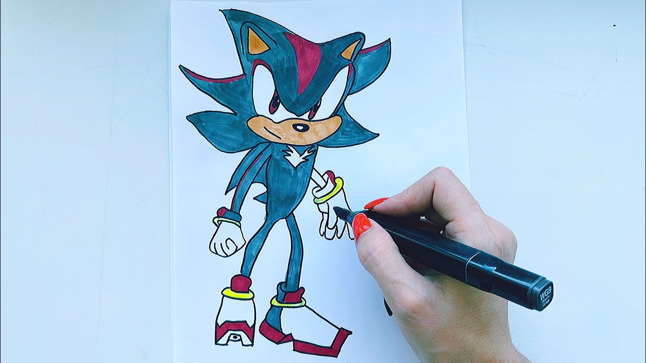 How To Draw Sonic for Beginners - YouTube