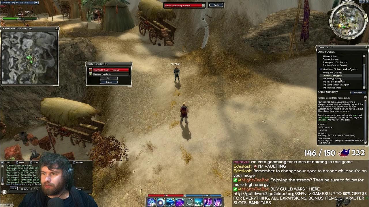 GUILD WARS 1 HARDCORE, GW1 20TH ANNIVERSARY !gw1 !hc !gw2 !mota - YouTube