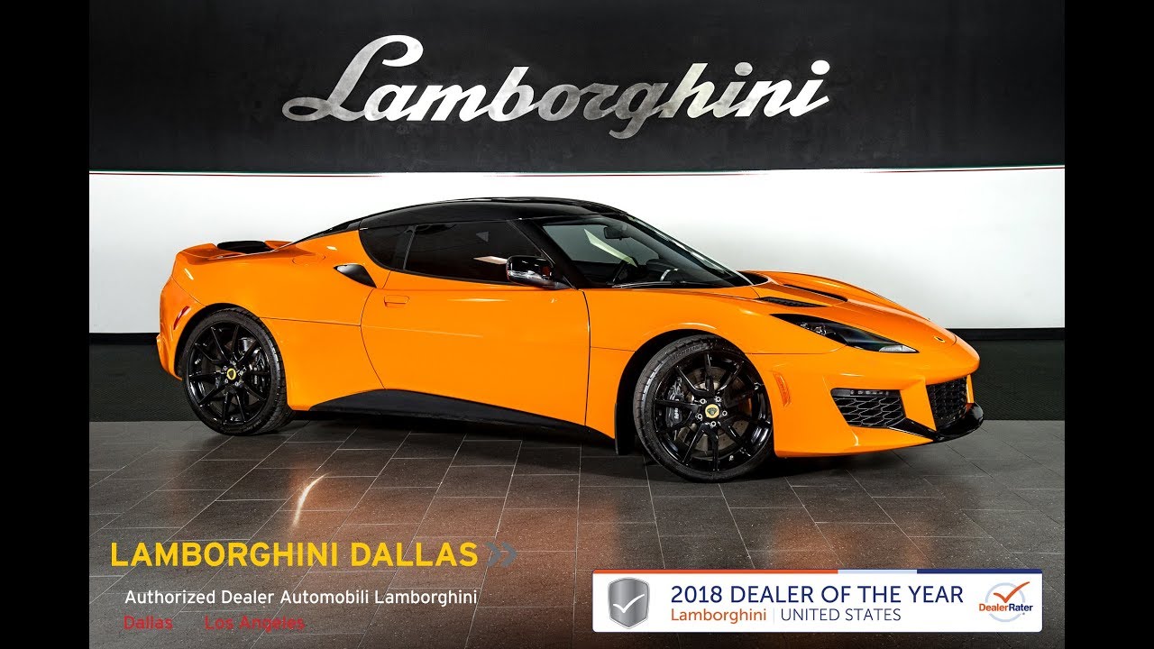 2017 Lotus Evora 400 Metallic Orange LT1196 - YouTube