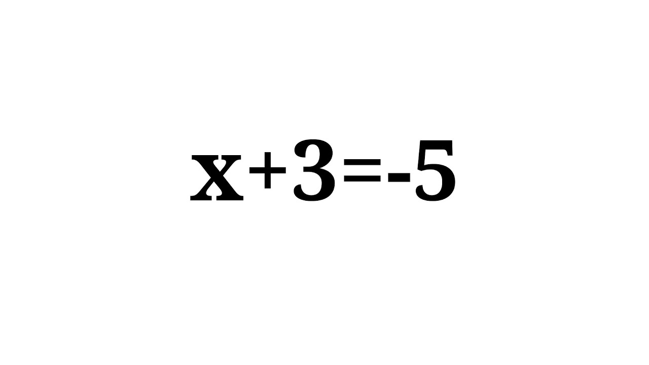 How To Solve The Equation X 3 5 YouTube