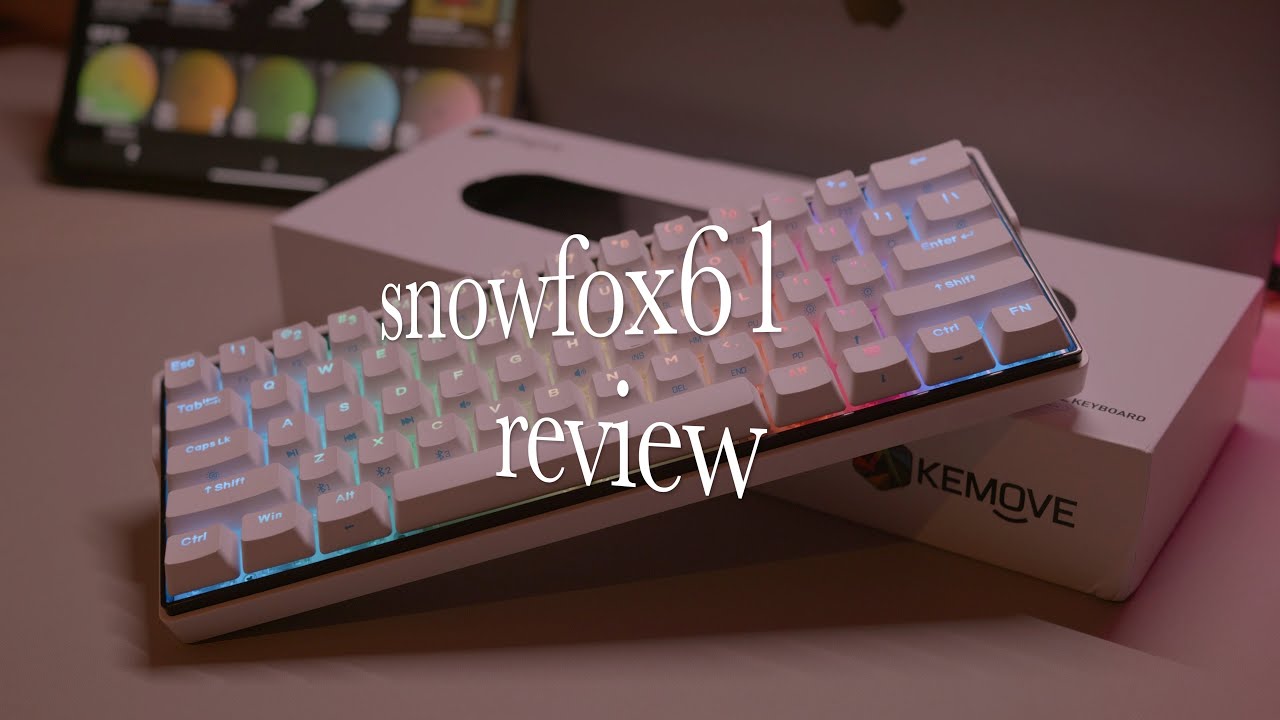 KEMOVE Snowfox61 Review (61키 핫스왑 기계식 키보드) 60% Hotswap Mechanical ...