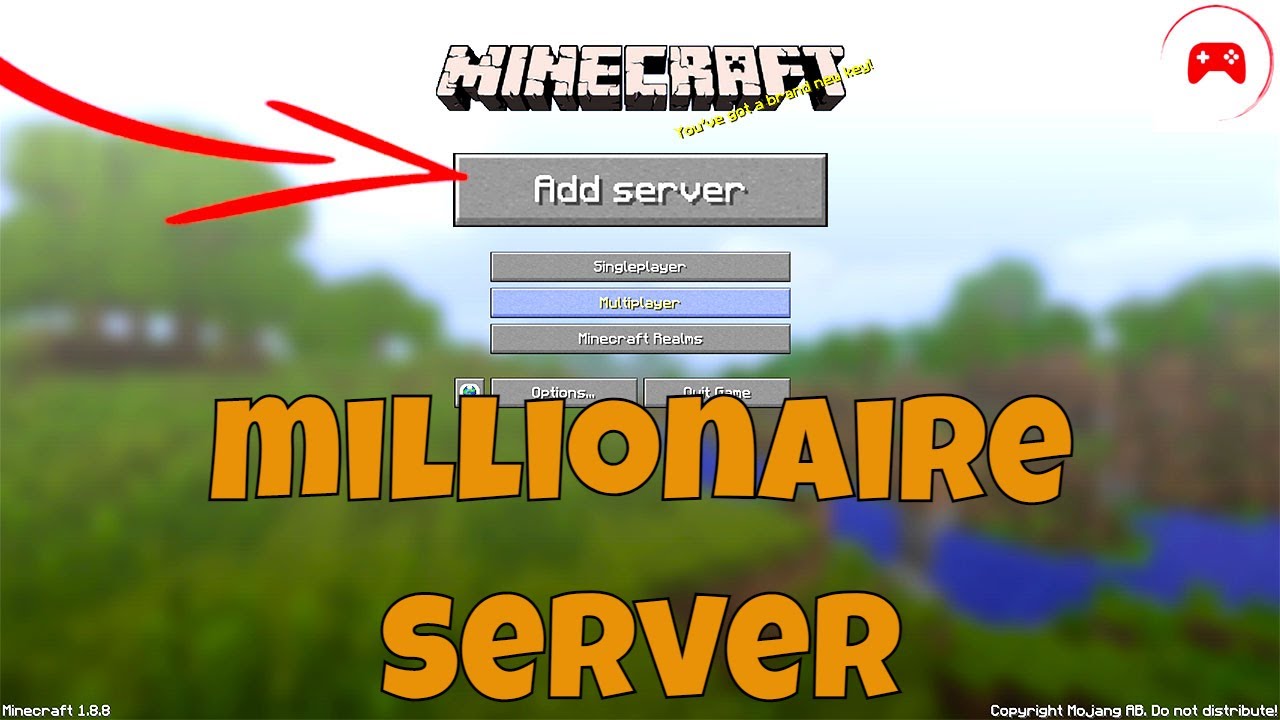 Millionaire Only Minecraft Server IP Address - YouTube