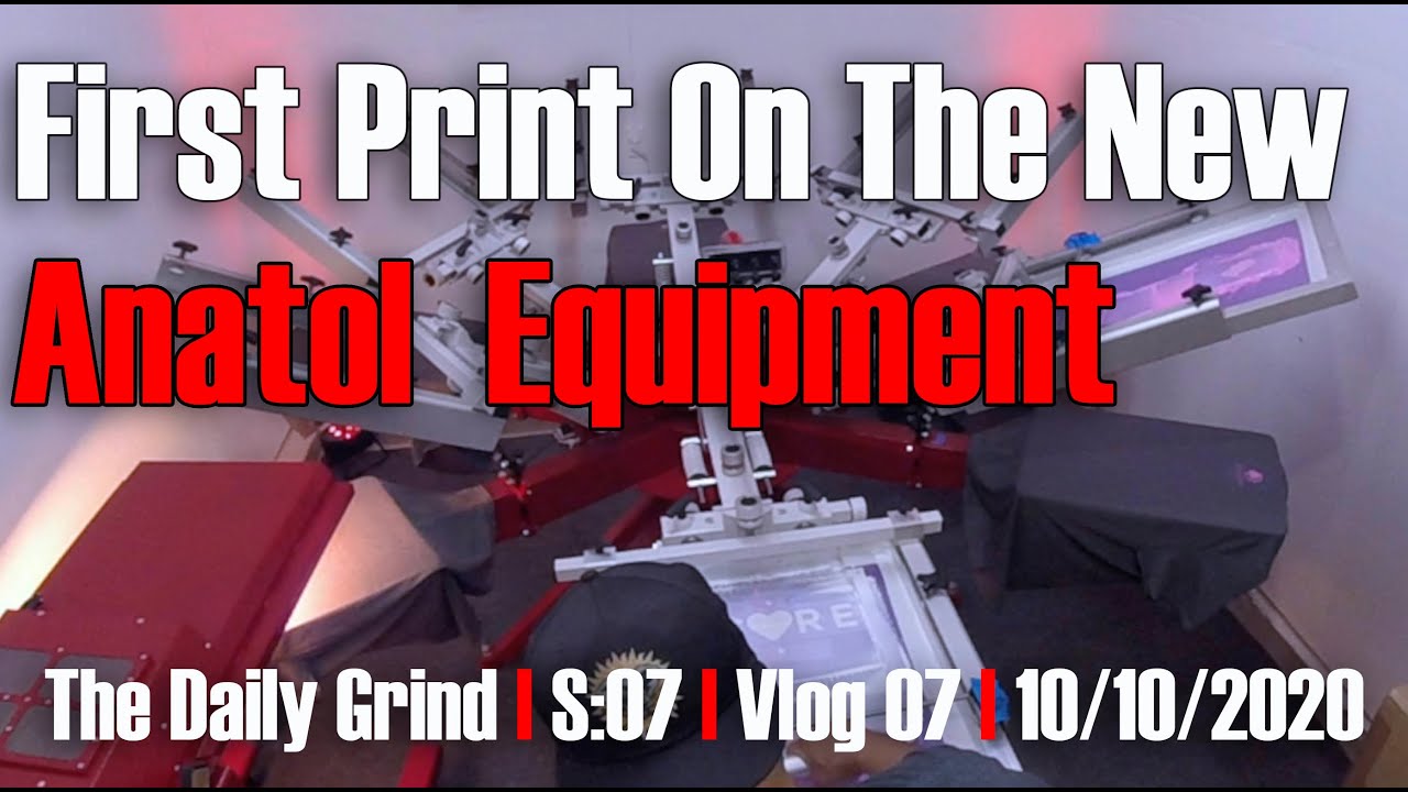 FIRST PRINT ON THE NEW ANATOL EQUIPMENT : 2 Color Print On The Anatol ...