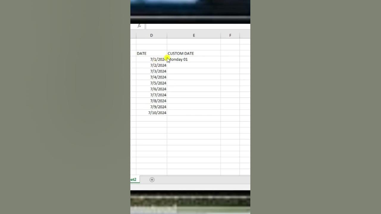 Mastering Custom Date Formats in Excel with Technique#ExcelTips, #ExcelTutorial, #DateFormat# ...