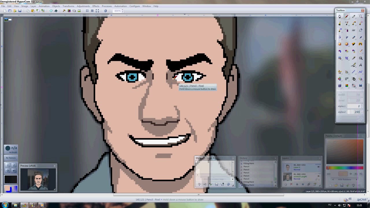 Speedpaint - Jones (Criminal Case) [Copying] - YouTube