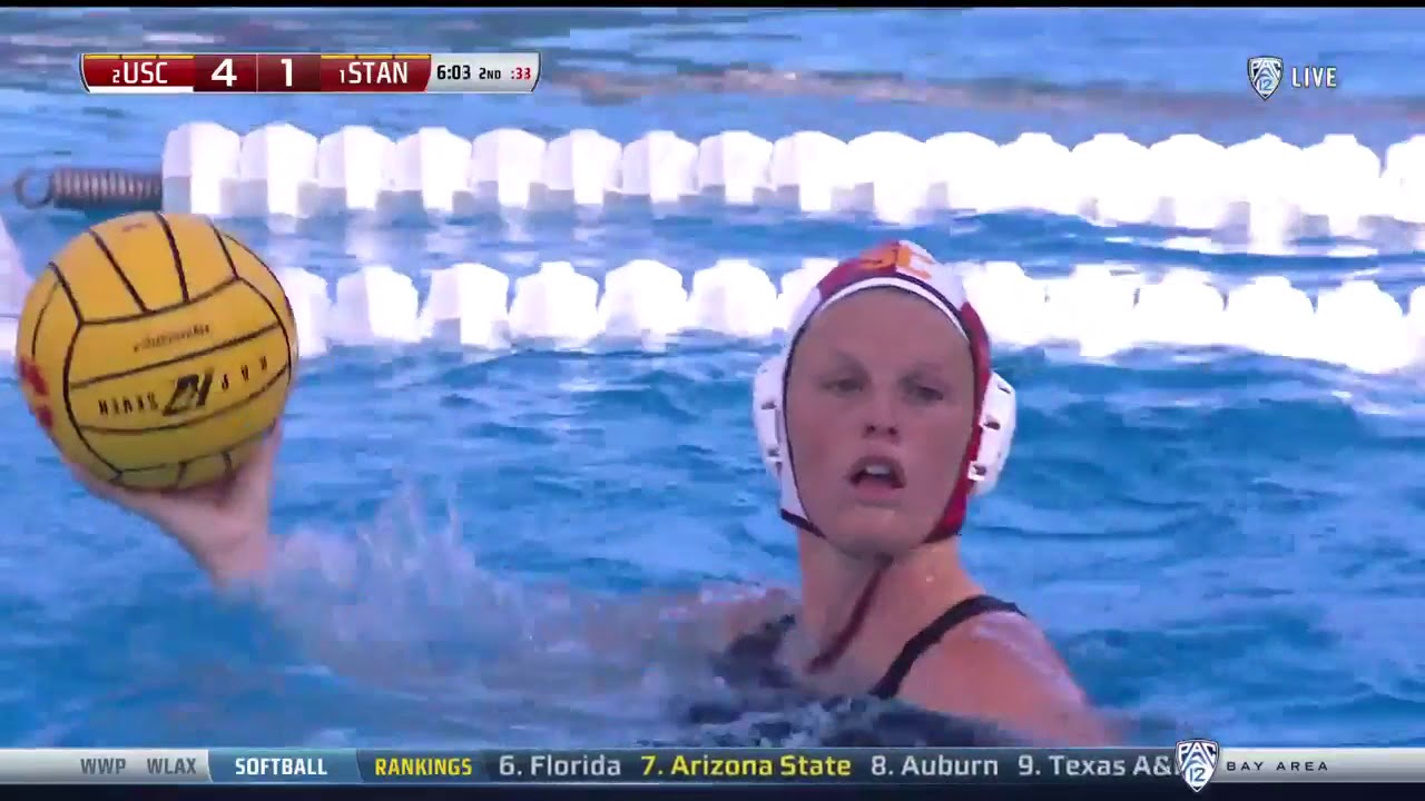 Women's Water Polo: USC 8, Stanford 5 - Highlights 4/13/18 - YouTube
