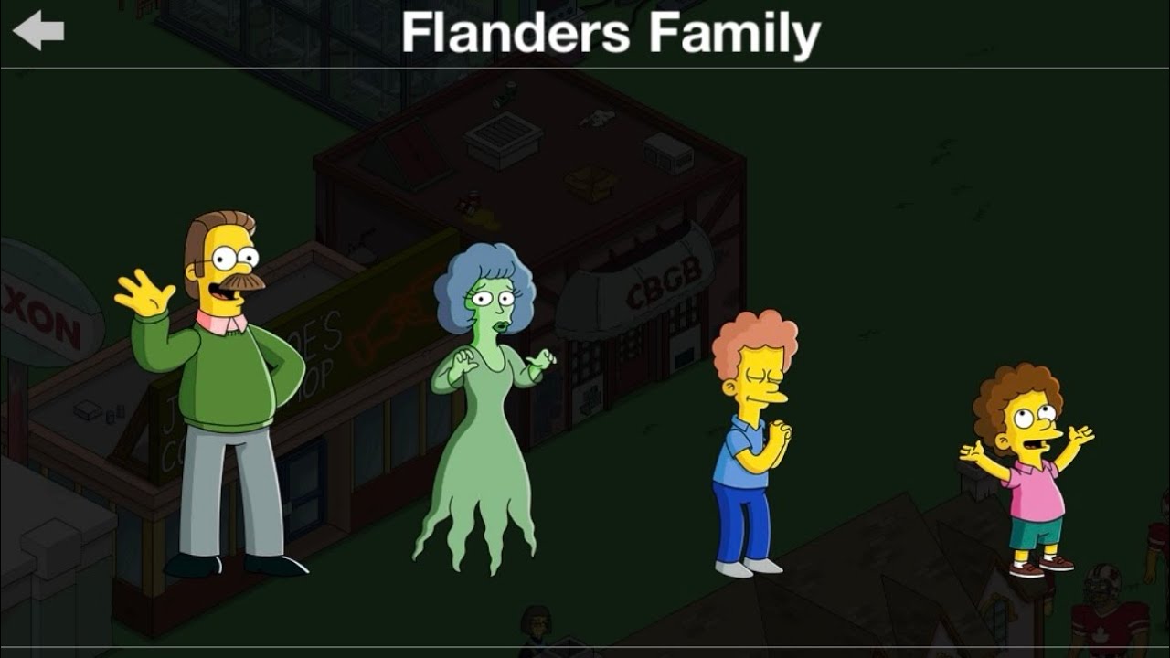 Simpsons Tapped Out Character Reviews #3: The Flanders Family - YouTube