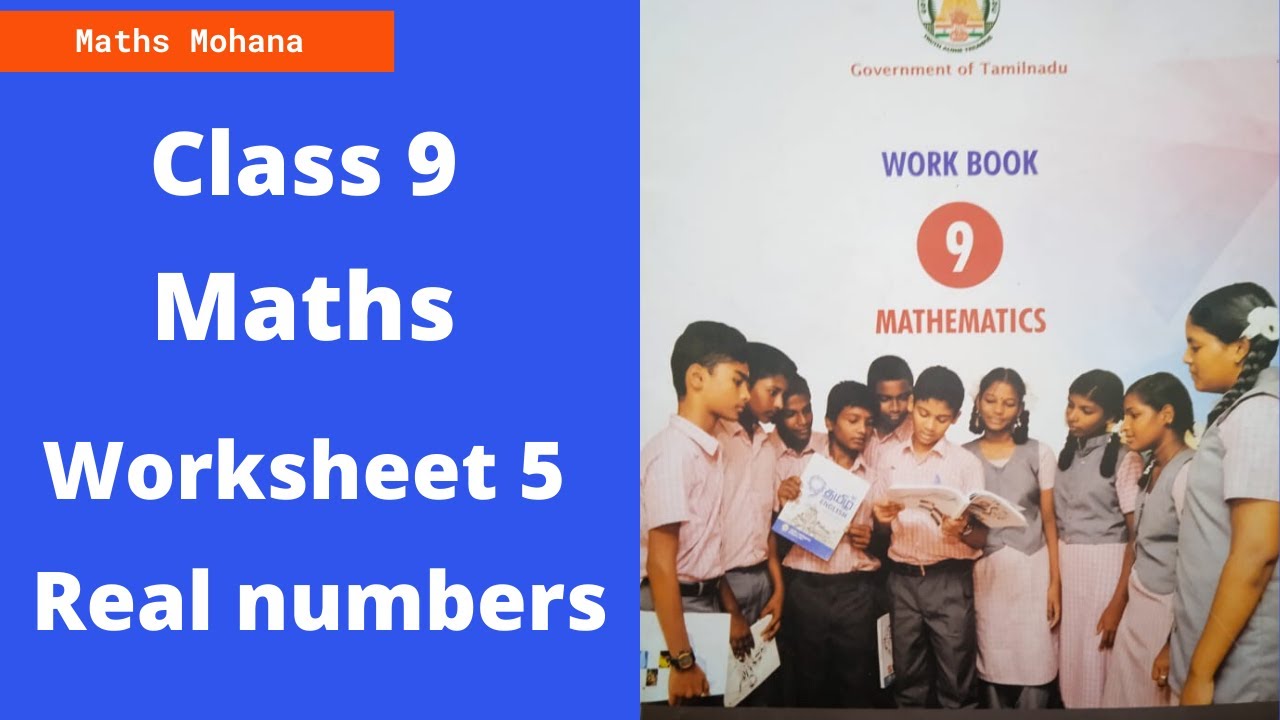 TN 9th Maths Worksheet 5 Real Numbers Answer Key YouTube TN 9th Maths Worksheet 5 Real Numbers Answer Key YouTube