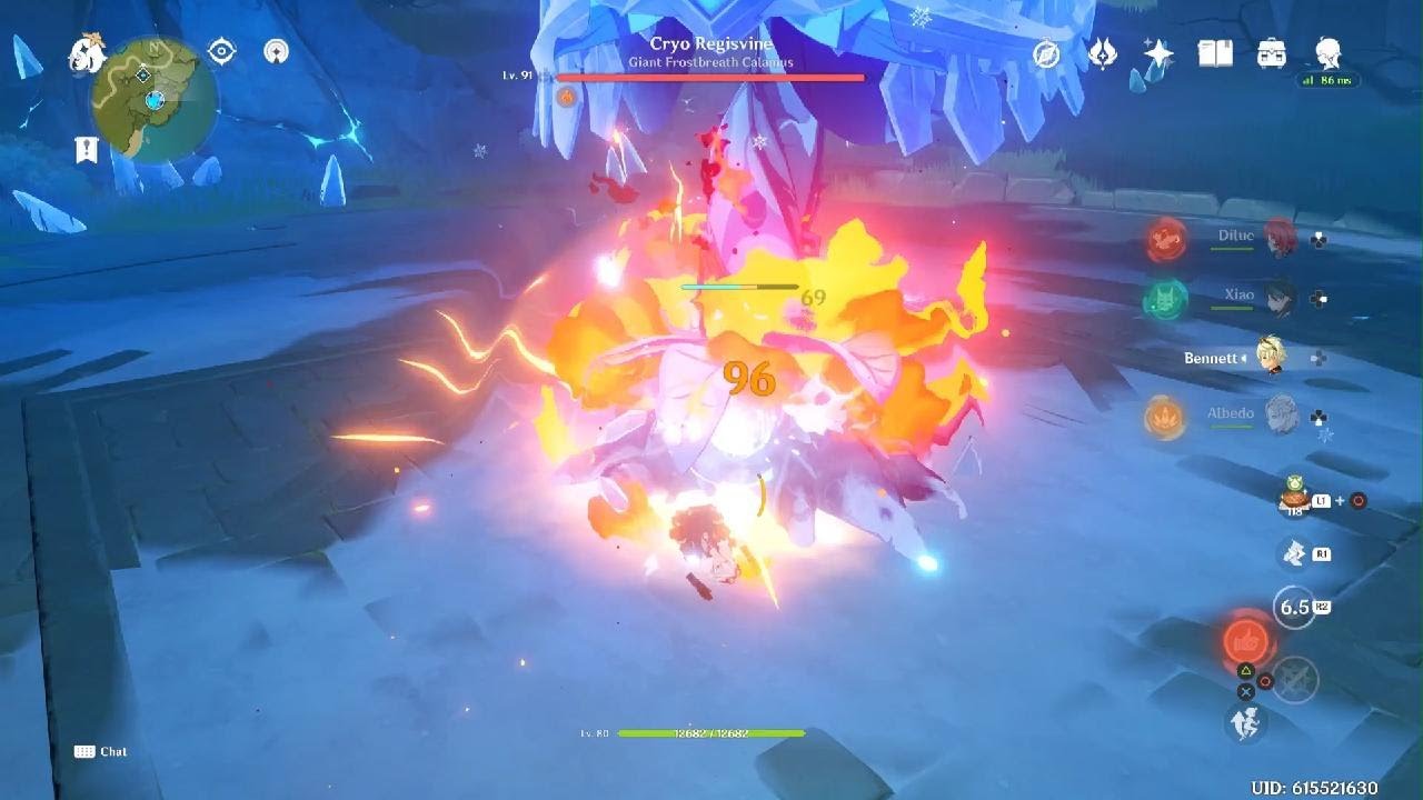 Lvl 80 Xiao vs Cryo Regivines - YouTube