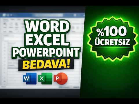 Ücretsiz Office Programı | Word, Excel, PowerPoint Para Verme!