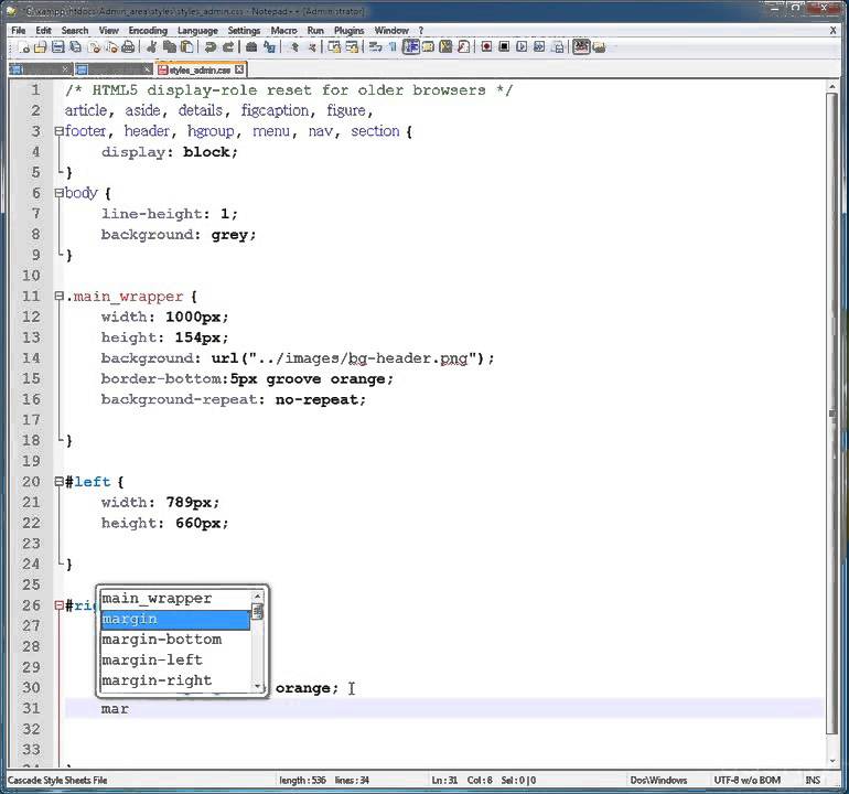Dynamic Website In Php And Mysql Part 14 Styling The Cms Admin Index Page Youtube