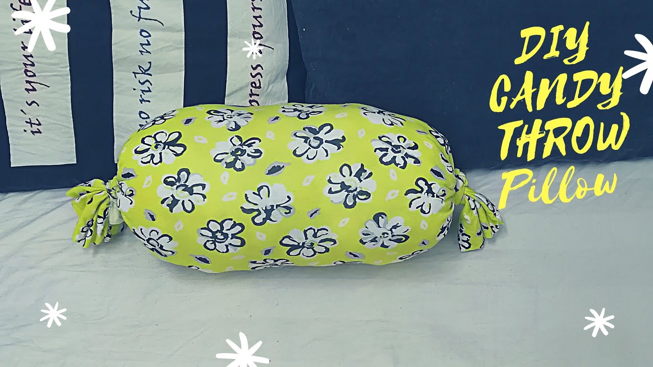 DIY! Candy throw Pillow. - YouTube