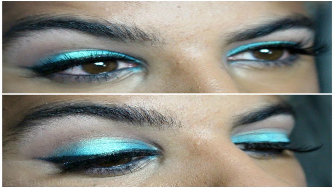 Blue Lagoon Makeup Tutorial - YouTube