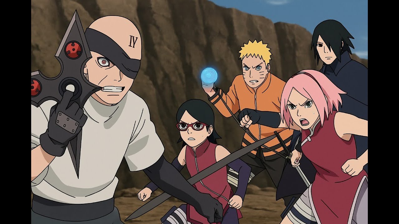 Team 7 vs Shin Uchiha: Legacy Meets Chaos Sarada’s Sharingan Awakens ...