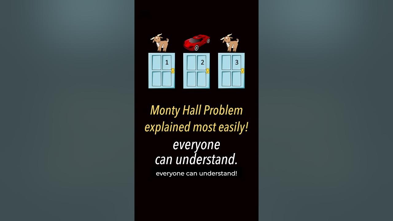 monty hall problem explained most easily. - YouTube