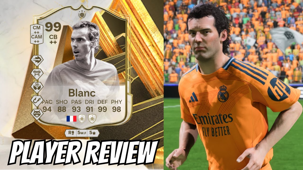 BEST CB IN THE GAME!🥇 99 FC PRO ICON Blanc PLAYER REVIEW - EA FC 25 ...