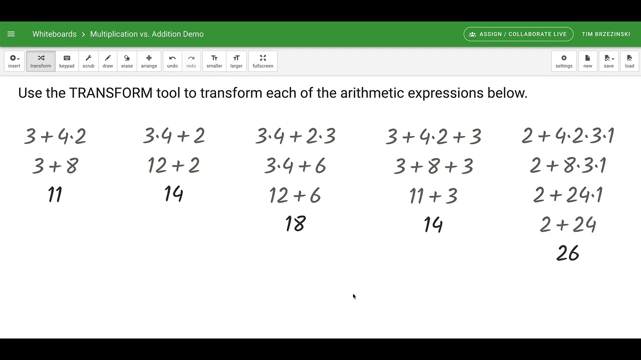 Discovering the Order of Operations: Part 1 - YouTube