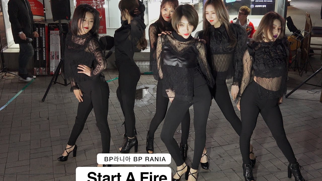 BP라니아 BP RANIA[4K 직캠]Start A Fire@170331 Rock Music - YouTube