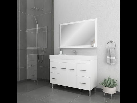 Alya Bath - Ripley 48 Inch Bathroom Vanity in White