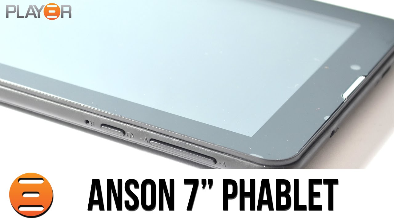Anson 7" 3G Phablet IPS Screen Quad core 1gb ram - Play3r - YouTube