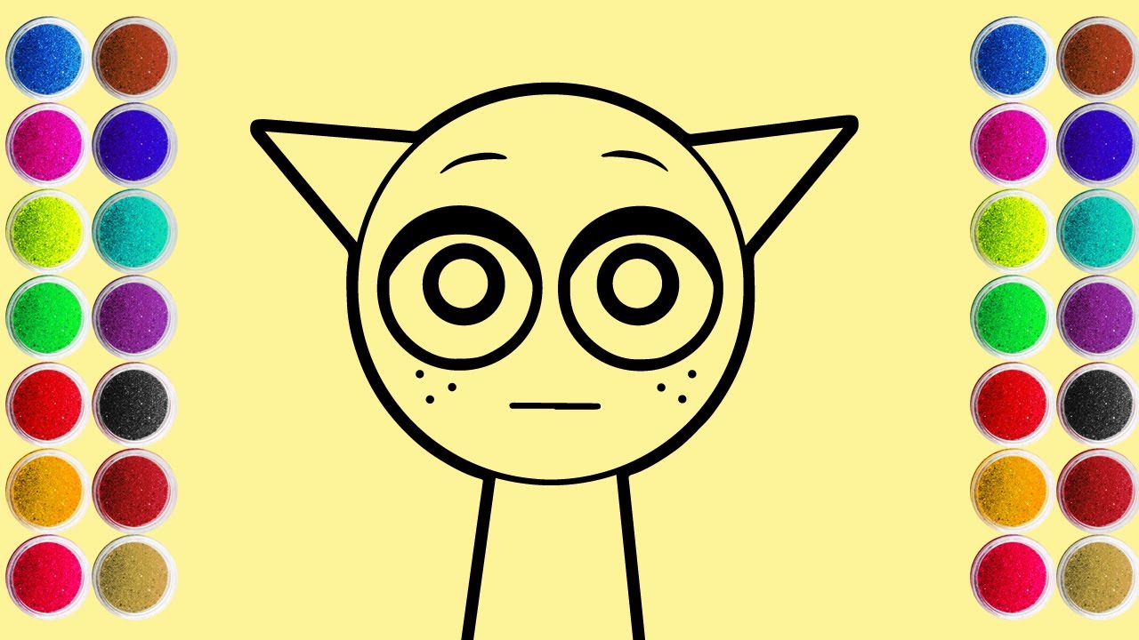 How to Draw Sprunki Phase 2: 'Gray' and Color It with Vibrant Sand ...