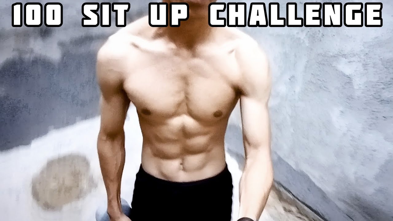 100 SIT UP CHALLENGE - YouTube