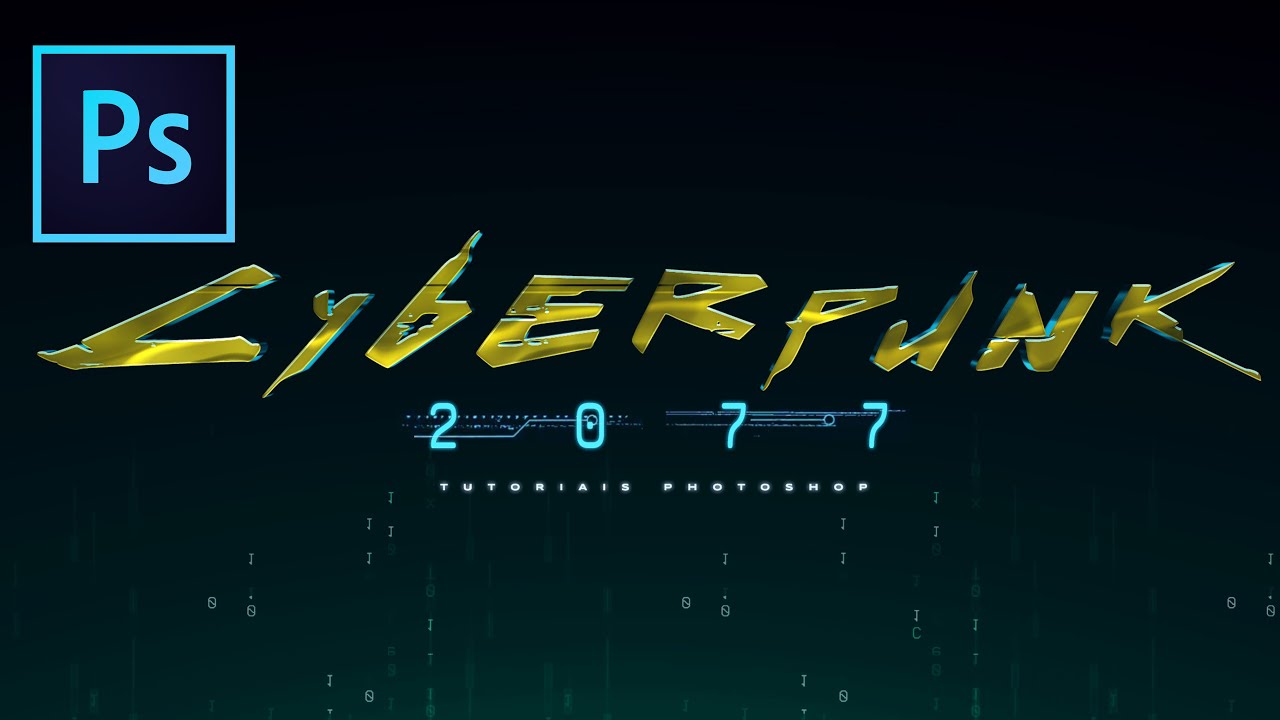 🚀 Cyberpunk 2077, psd editável para Photoshop - YouTube