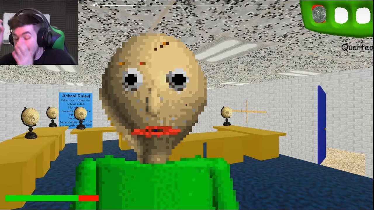 Baldi is Scary - YouTube