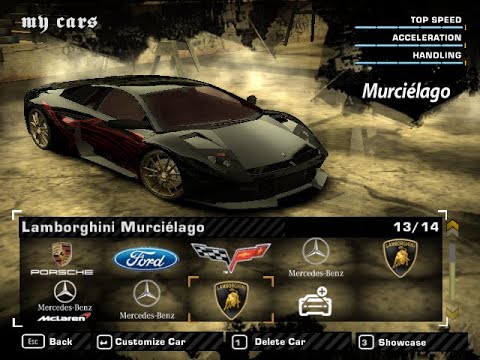 NFS Most Wanted - Aya/Immortal's Lamborghini Murciélago - YouTube
