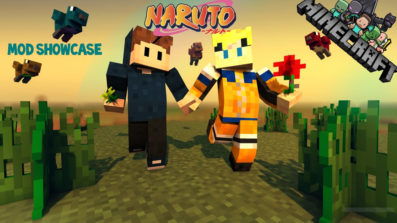 Minecraft: Mod Naruto | Học làm nhẫn thuật (1.7.10) - YouTube