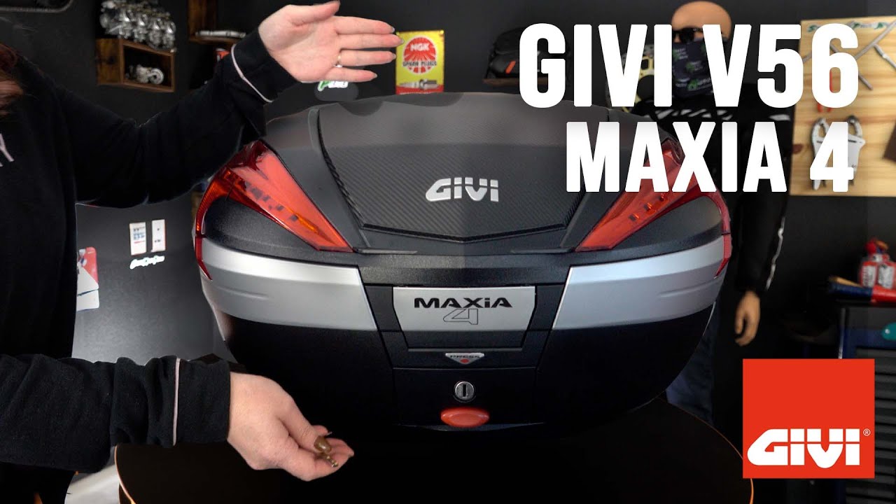 Présentation du Top Case GIVI Monokey V56 MAXIA 4 par Street Moto Piece ...