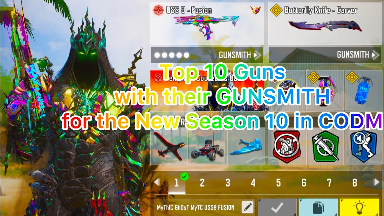 Top 10 Best Guns for the New Season 10 in CODM | (Mythic/Epic) GUNSMITH ...