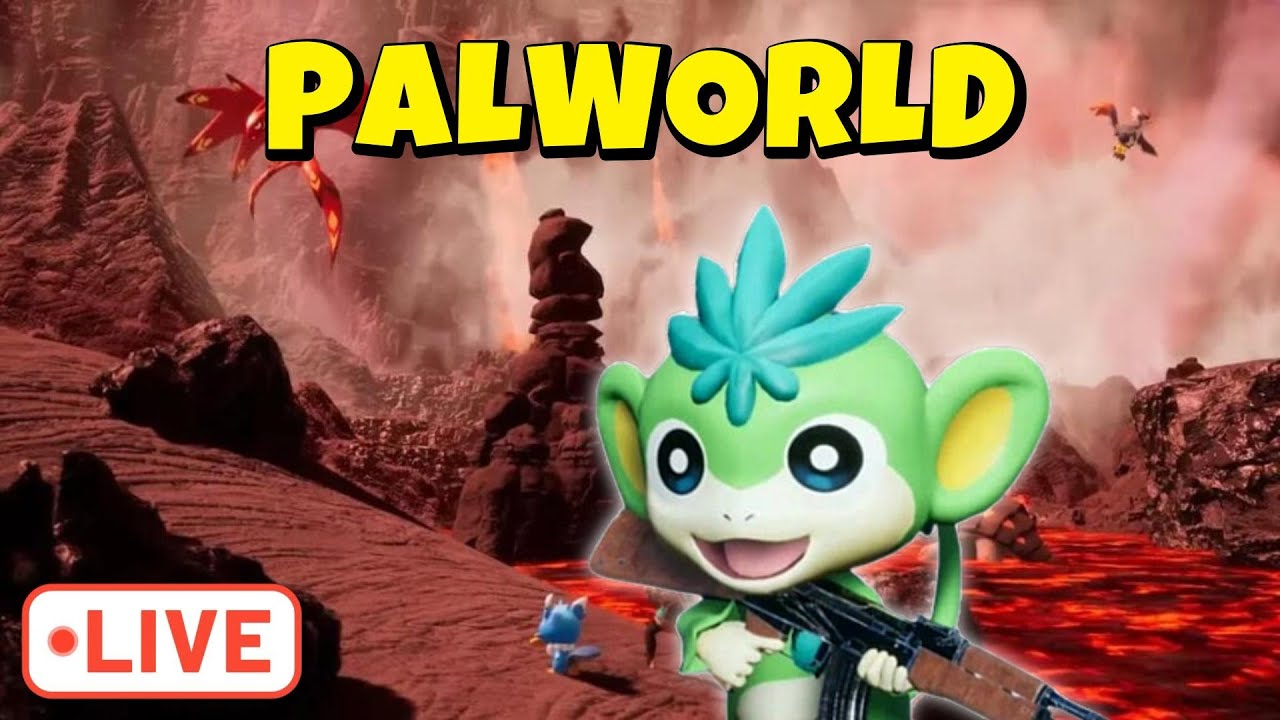 PALWORLD | TONIGHT WE GO TO THE VOLCANO! - YouTube