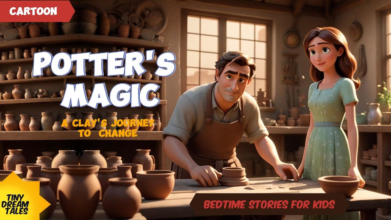 Potter's Magic: A Clay’s Journey to Change| Bedtime Stories For Kids ...