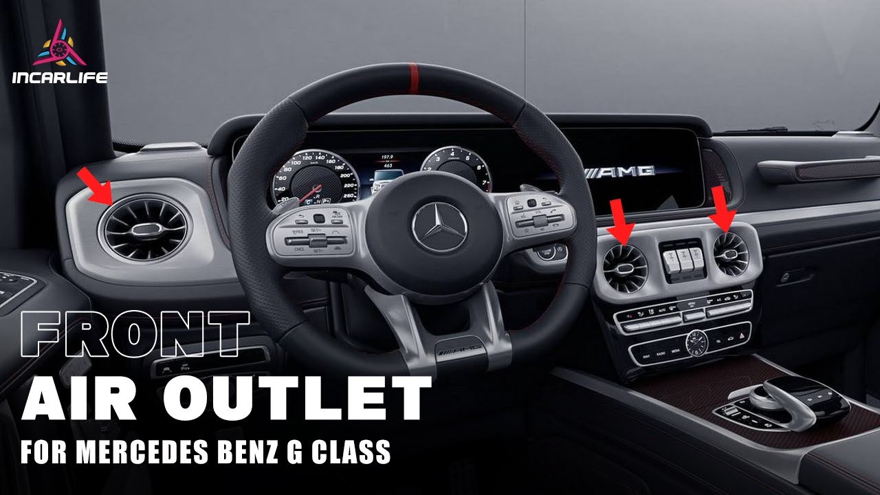 Front air outlet for mercedes benz g class - YouTube