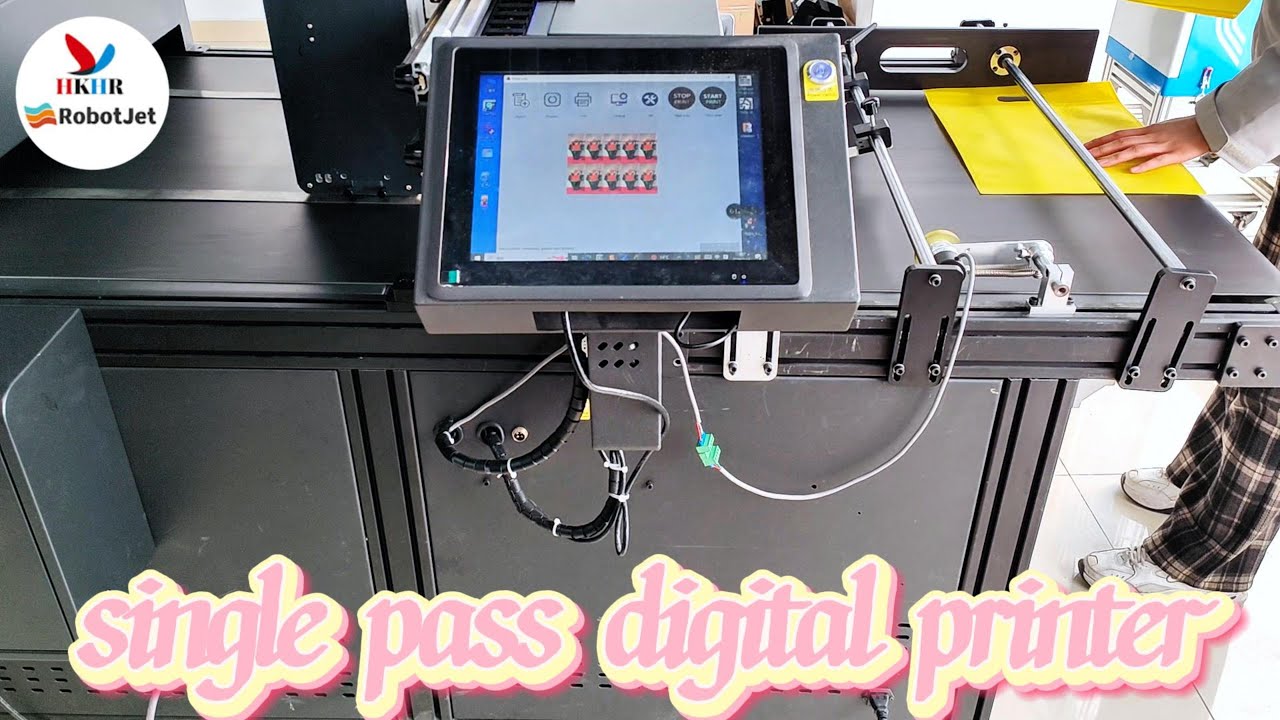 RobotJet single pass digital printer can help you a lot. - YouTube