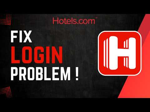 How To Fix Hotels.com Login Problem !