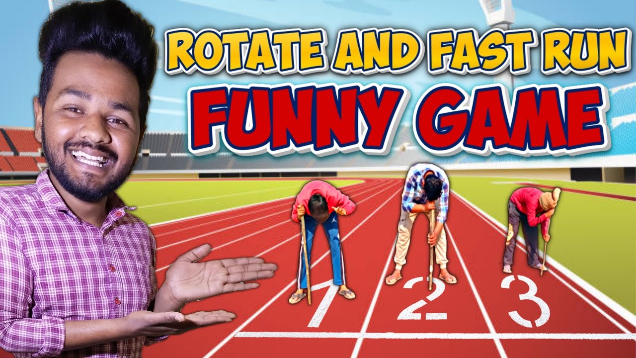 Funny game 🤣rotate and fast run full fun in video 😂 - YouTube