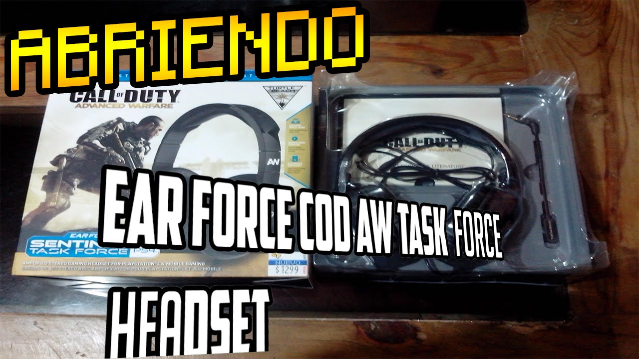 ABRIENDO+Set UP I HEADSET Ear Force Cod Aw Task Force I T3OOO98 - YouTube