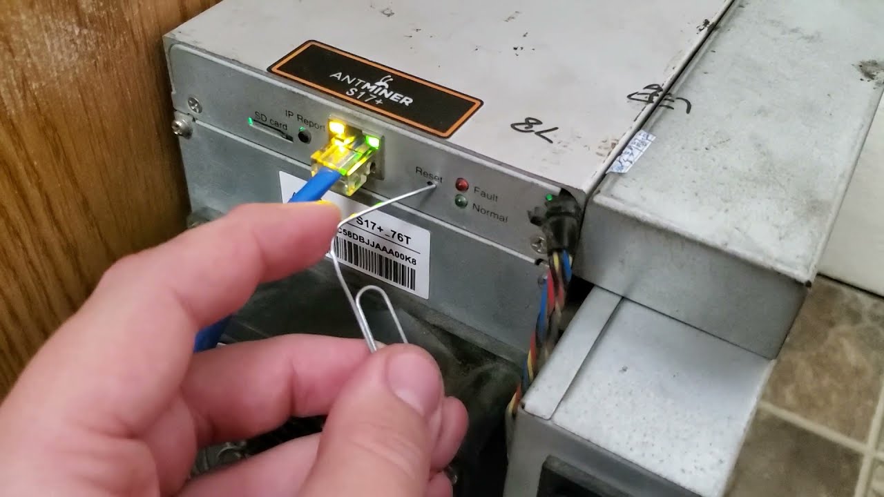 How to Factory Reset a Bitmain Antminer - YouTube