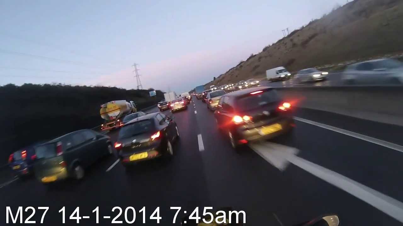 M27 Accident 14-1-2014 - YouTube