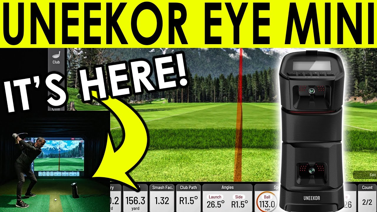 UNEEKOR EYE MINI - FIRST LOOK! Golf Simulator Install, Unboxing ...