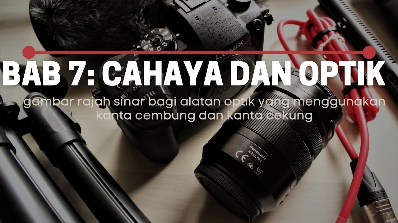 gambar rajah sinar bagi alatan optik yang menggunakan kanta cembung ...