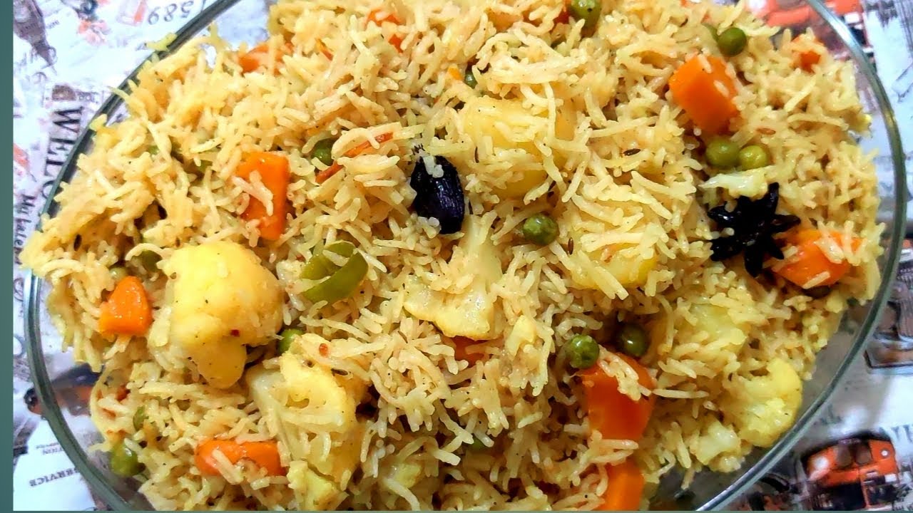 Vegetable Pulao Recipe | Simple And Easy Veg Pulao Recipe | Veg Pulao ...