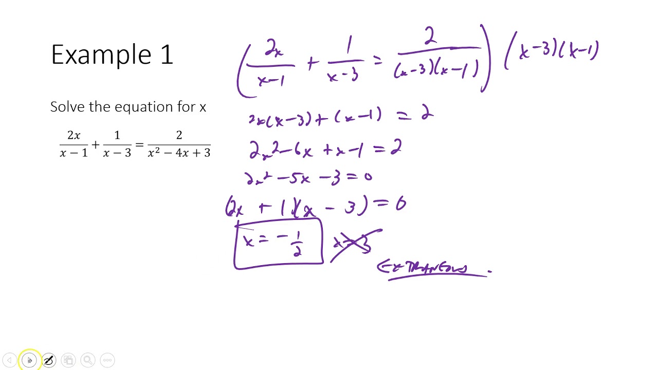 2 7B Rational Equation Examples YouTube 2-7b-rational-equation-examples-youtube