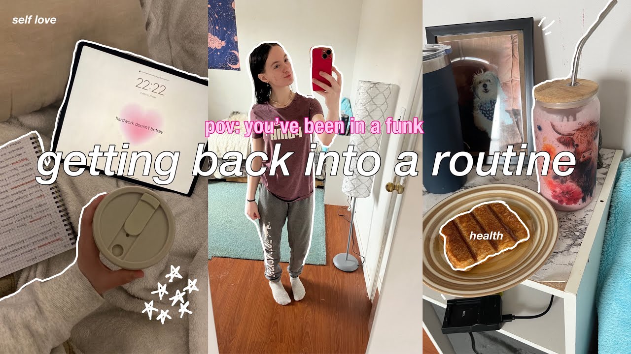 GETTING BACK INTO A ROUTINE💌 mini reset + productive day in my life ...