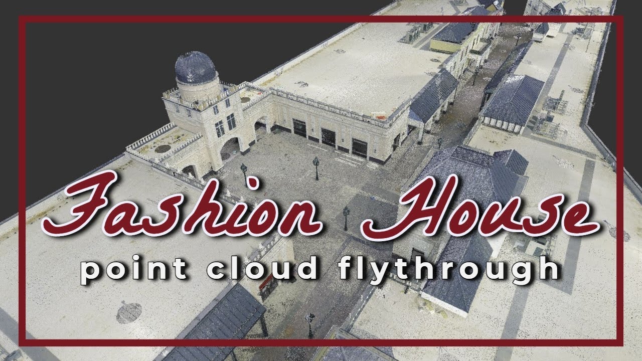 Fashion House point cloud flythrough - YouTube