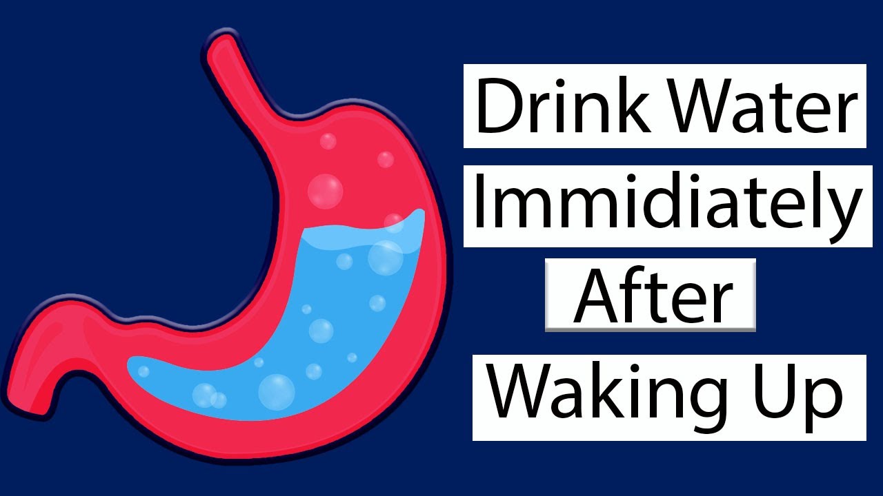 Drink Water On An Empty Stomach Immediately After Waking Up - YouTube