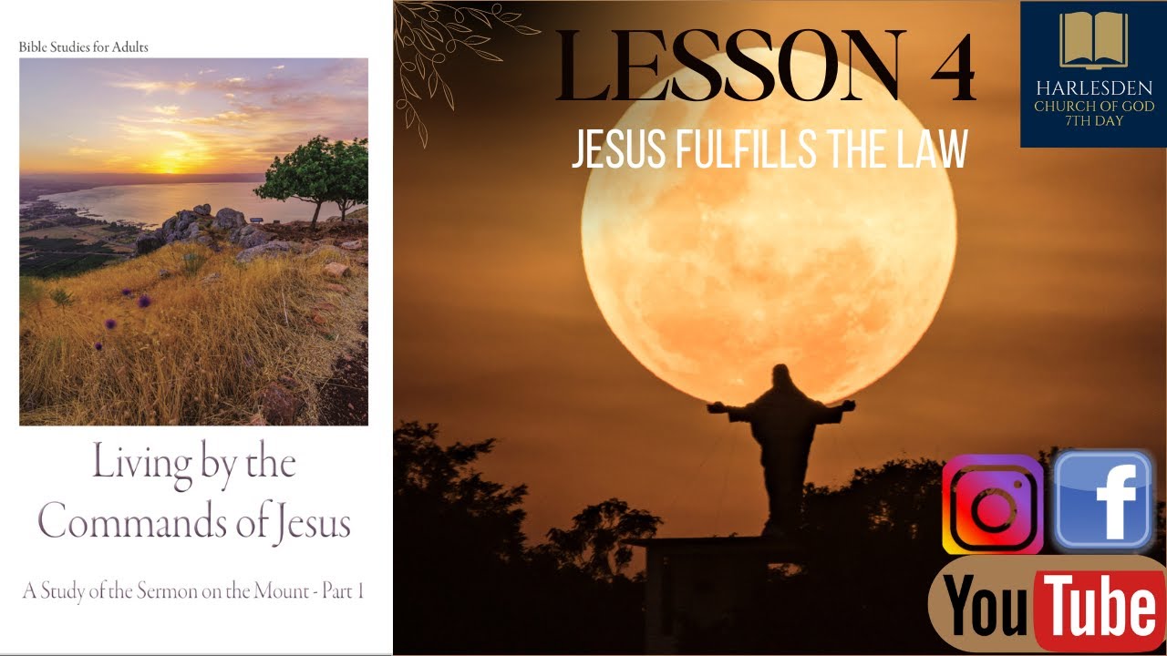 "Jesus Fulfills the Law" Lesson Study - YouTube